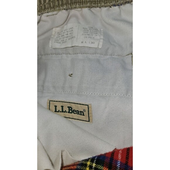 L.L. Bean | Pants | Ll Bean Elastic Waist Red Flannel Lined Pants Mens ...